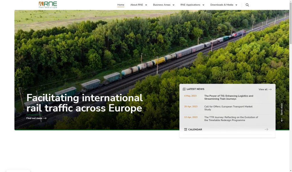 RNE – RailNetEurope - bitSTUDIOS - Projekte